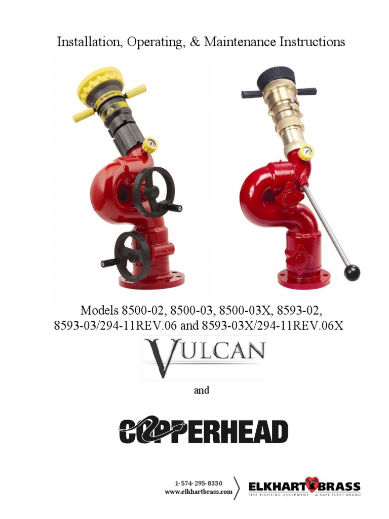 Manual Vulcan Copperhead RevA | Download Free PDF | Pipe (Fluid Conveyance) | Valve
