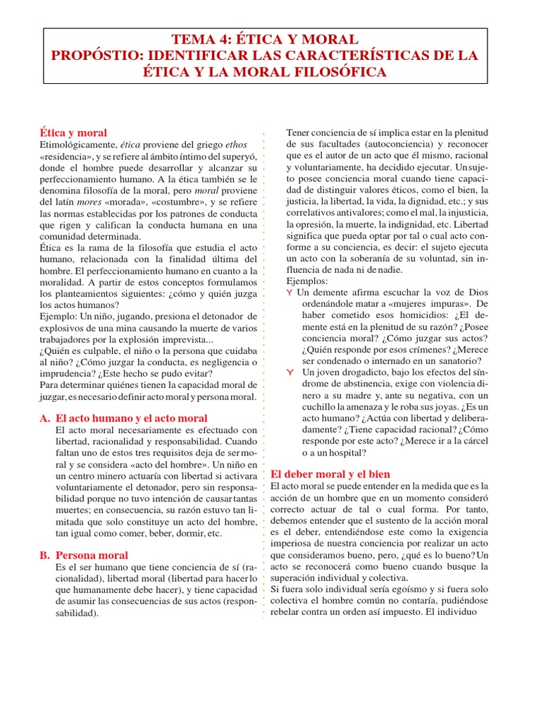 Tema 4 Ética y Moral | PDF | Moralidad | Estoicismo
