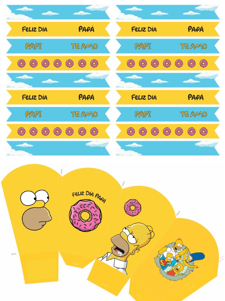 Kit Día Del Padre Homero | PDF