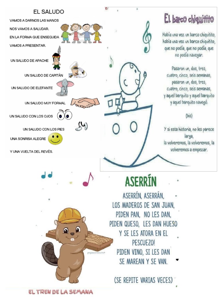 5 Rondas Con Dibujo | PDF