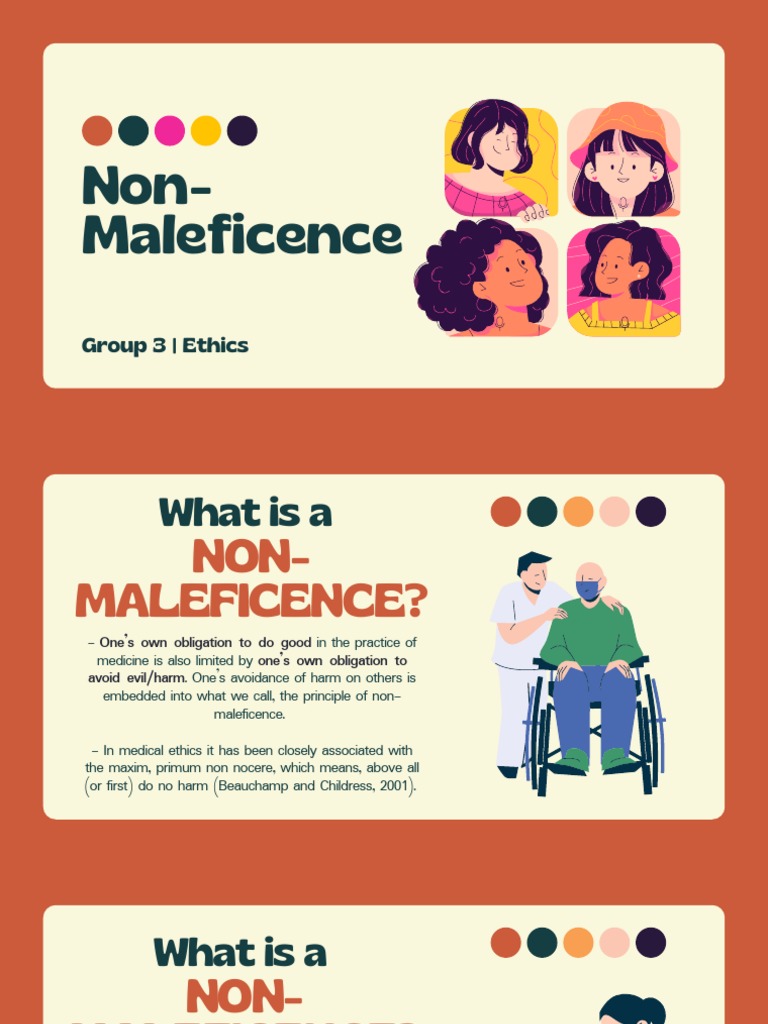 Non-Maleficence-Grp3-Ethics | PDF | Medical Ethics | Professional Ethics