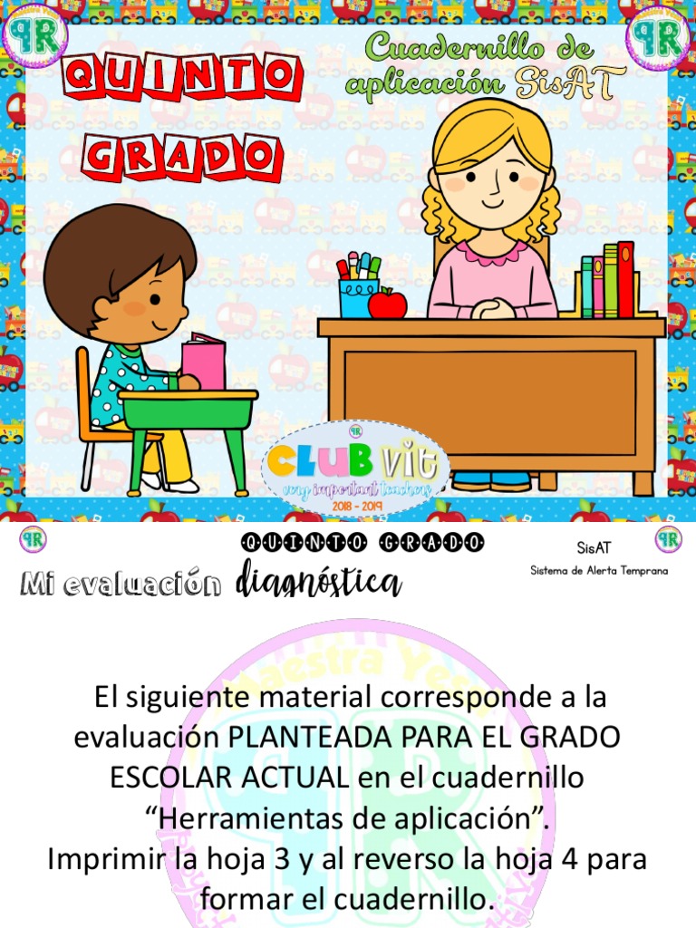 PR 05 Cuadernillo de Aplicación de SisAT Club VIT | PDF