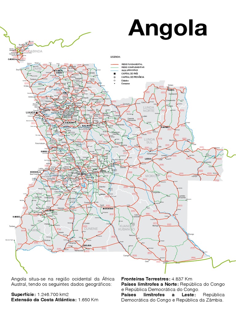 Mapa Angola | PDF