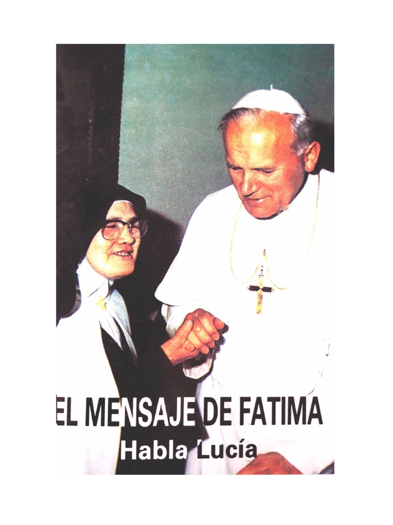 El Mensaje de Fatima Resumen | PDF | María, madre de Jesús | Oración