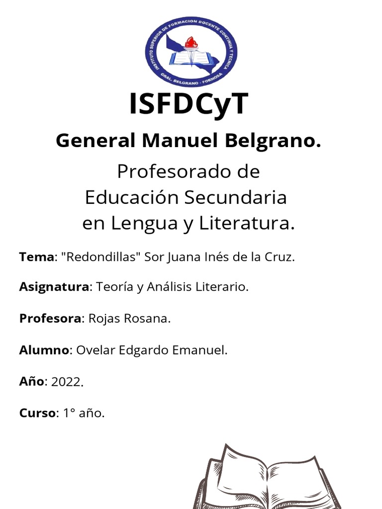 Redondillas de Sor Juana Analisis | PDF