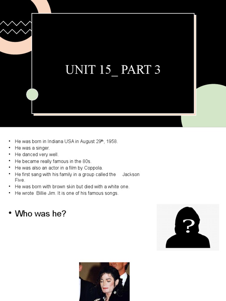 Unit 15 - Part 3 | PDF