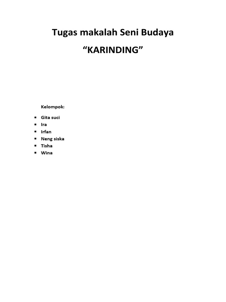 Karinding | PDF