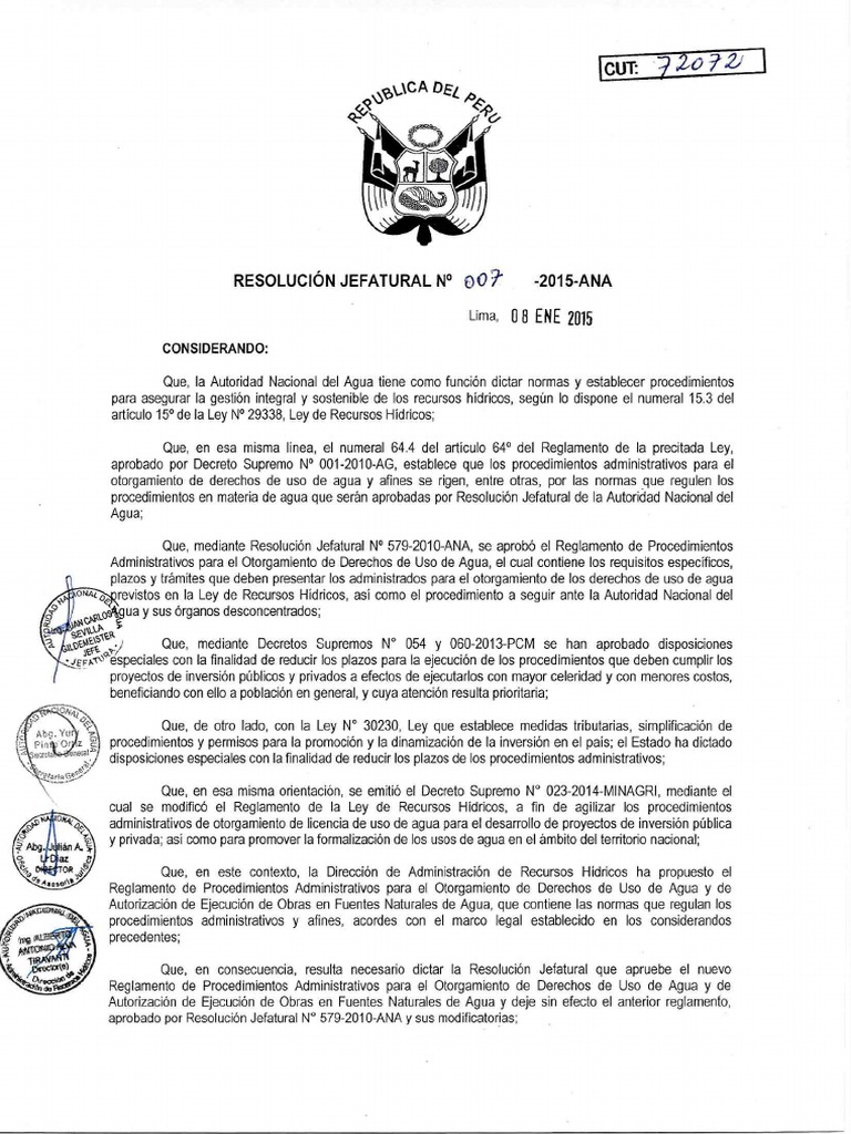 FORMATO ALA N° 007-2015-Ana | PDF