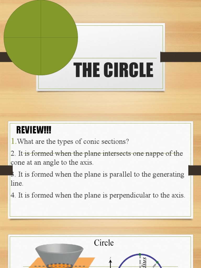 The Circle Pdf Circle Plane Geometry