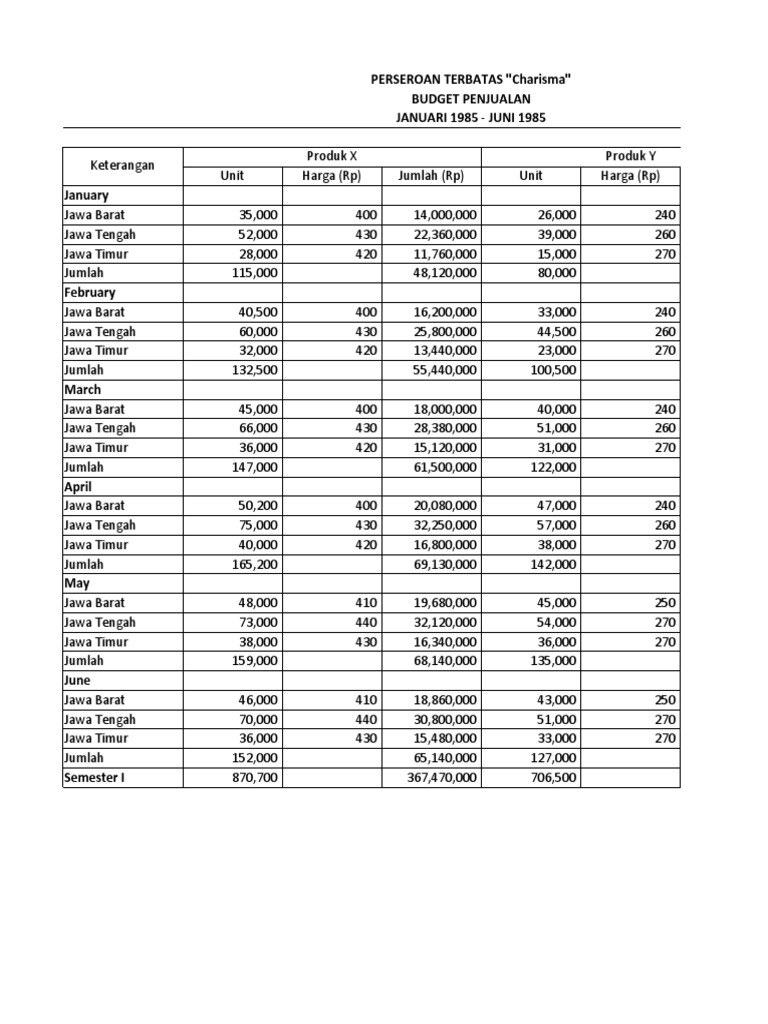 Excel Budgeting | PDF