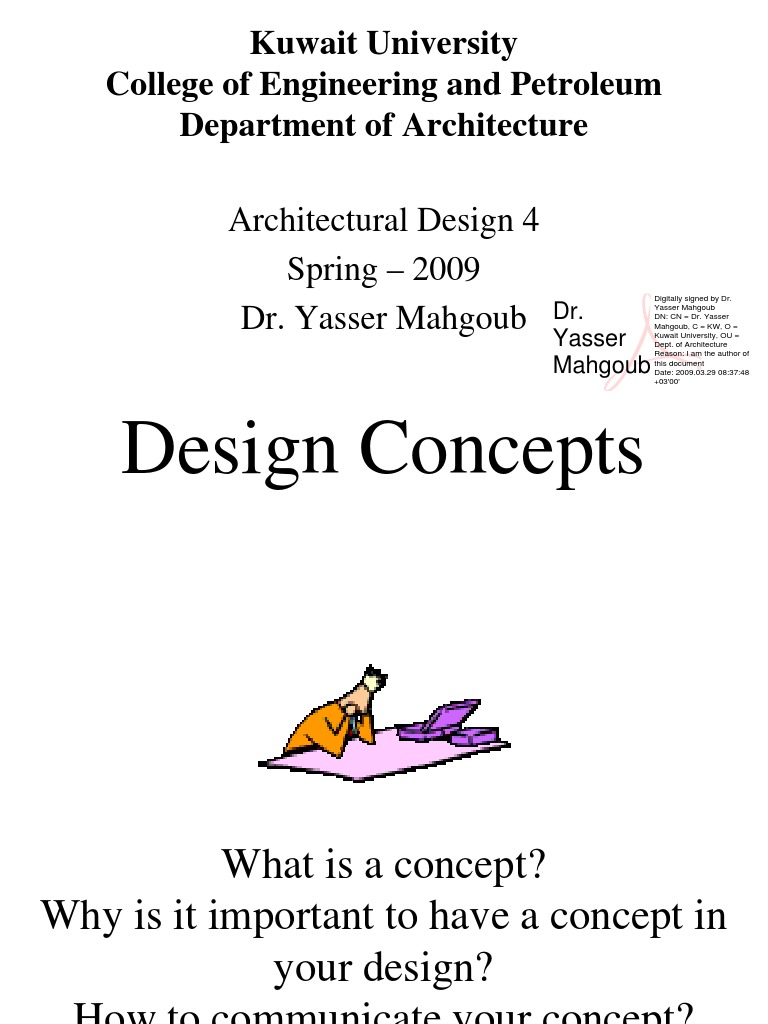 Architectural Design Concepts | PDF | Concept | Design