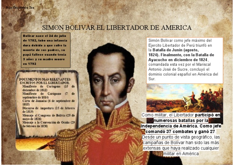 Simón Bolívar: Libertador de América | PDF