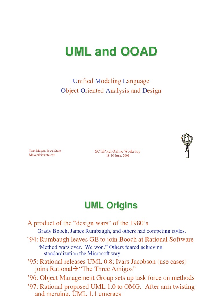 Uml and Ooad | Download Free PDF | Unified Modeling Language | Software Design