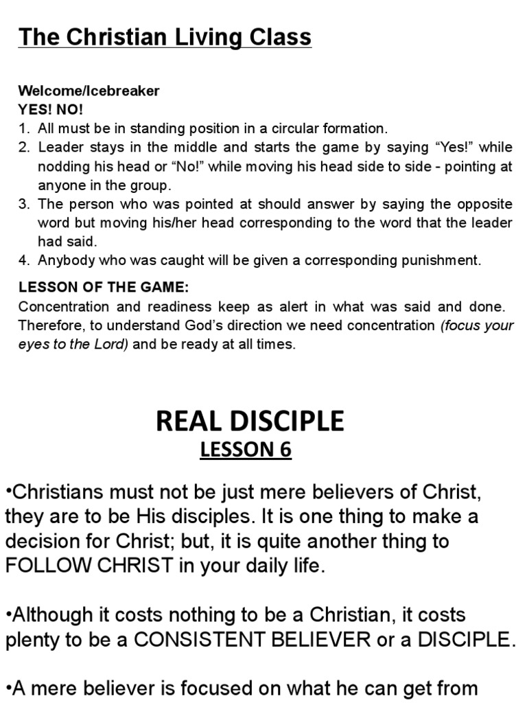 Real Disciple | PDF | Disciple (Christianity) | Jesus