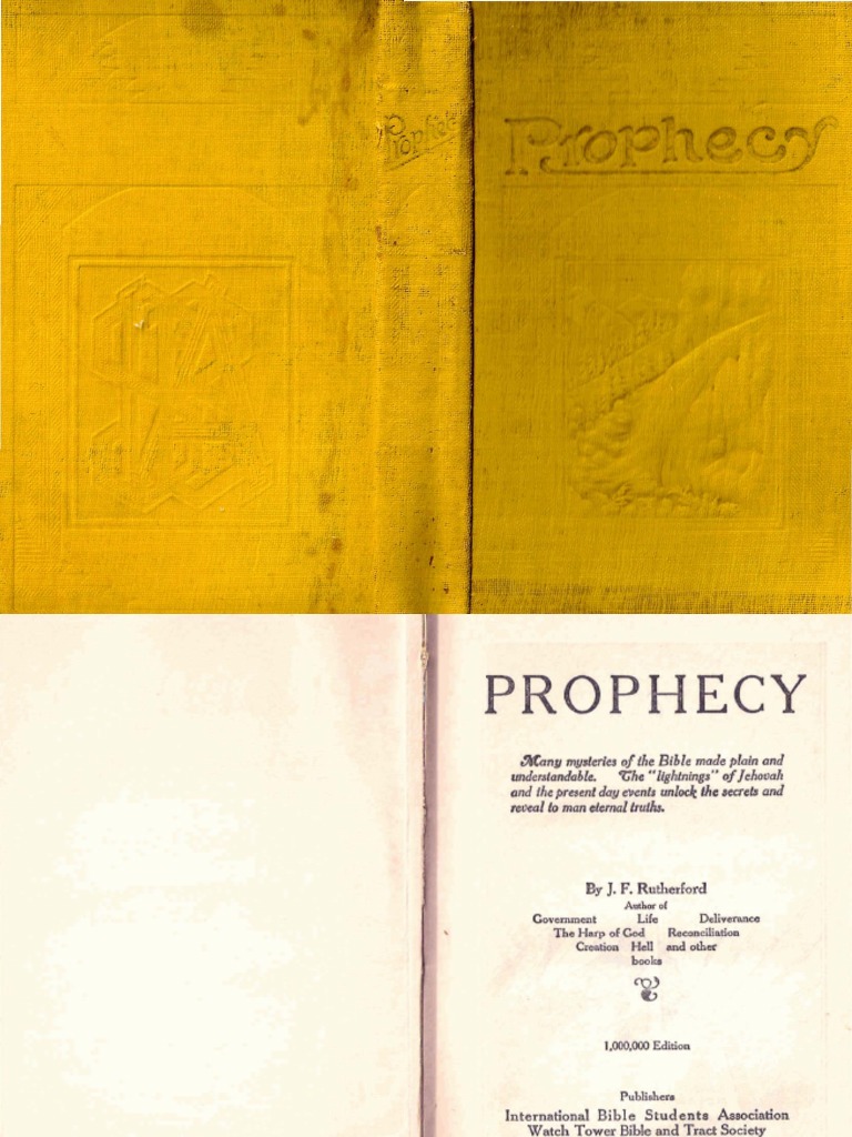 Prophecy (1929) | PDF | Prophet | Prophecy
