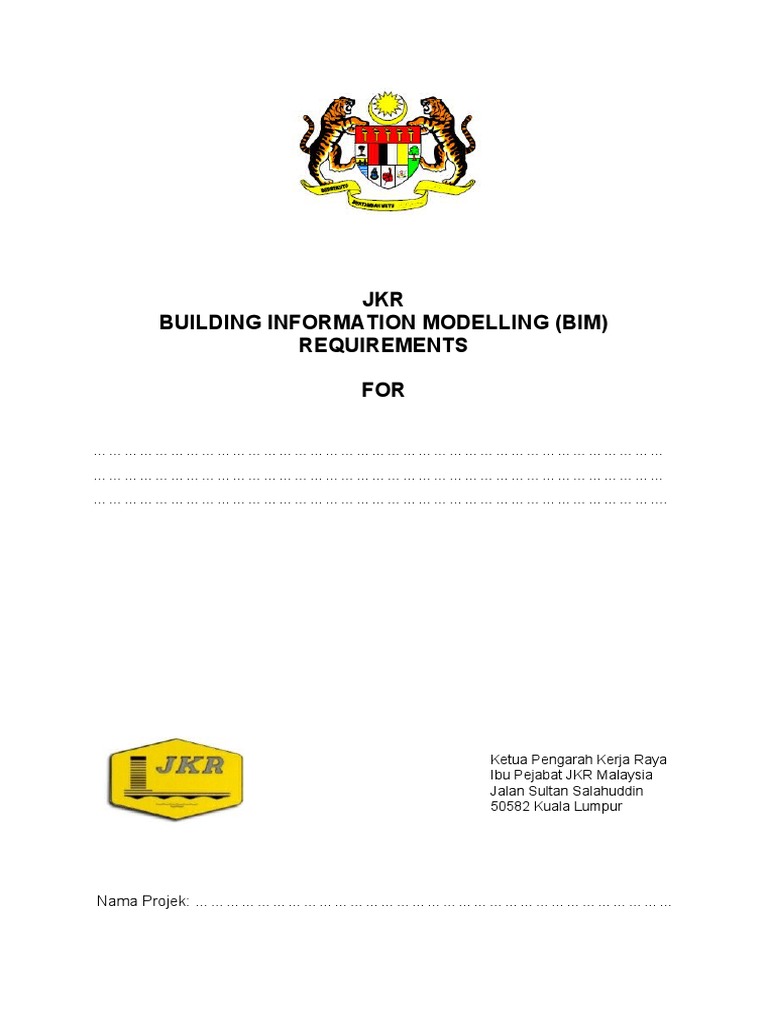 01 JKR BIM Req - Ver2016 Rev4 Final 12022020 | PDF | Building Information Modeling ...