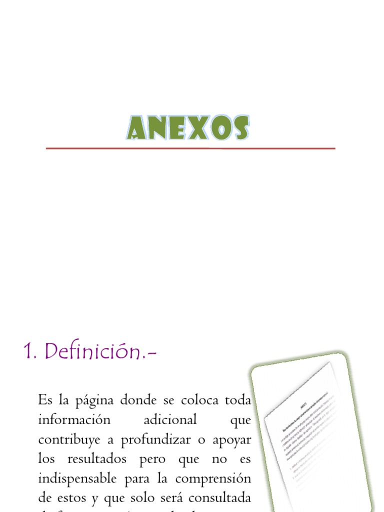 ANEXOS | PDF | Science | Ciencia y Tecnología