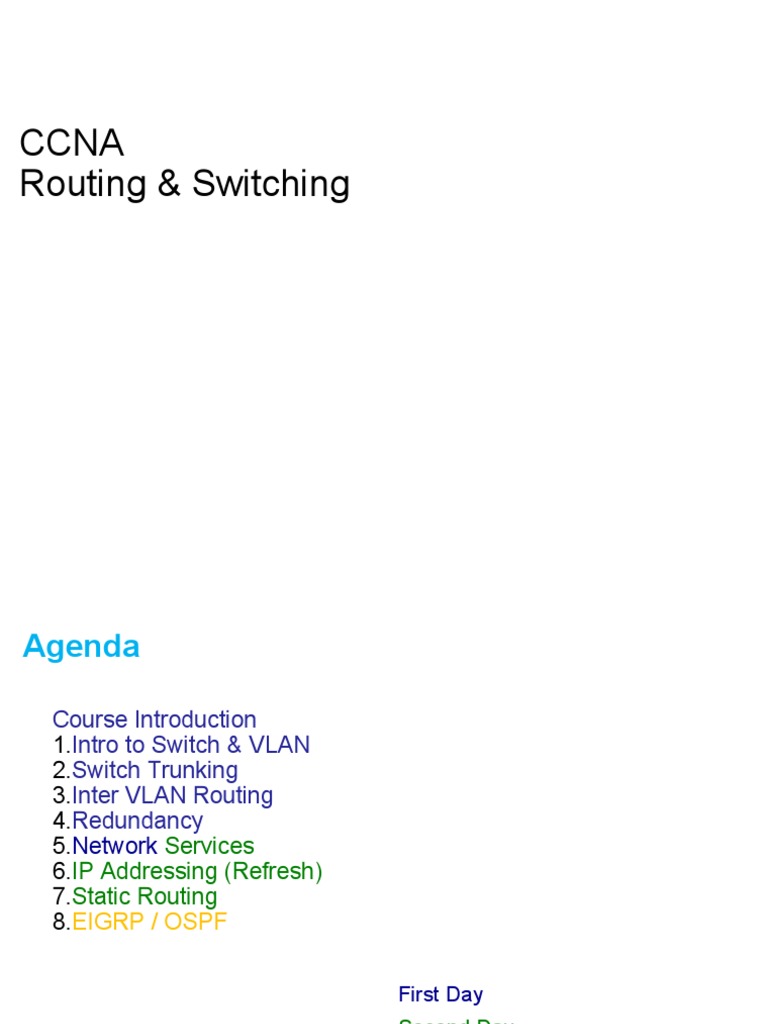 CCNA Routing Switching | PDF | Ip Address | Router (Computing)