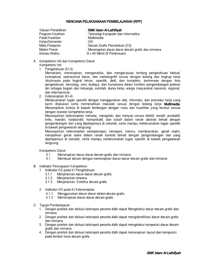 Desain Grafis & Nirmana Kelas XI | PDF | Seni