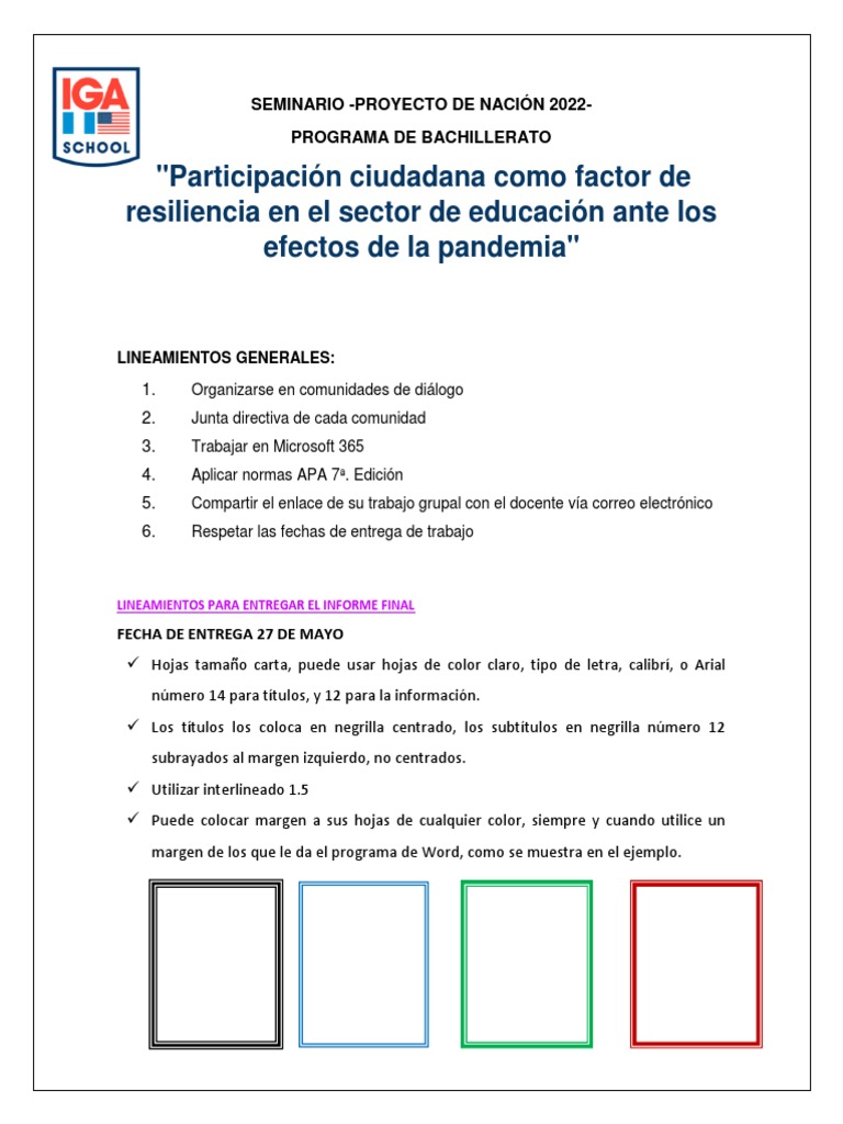 PROYECTO DE NACIÓN 2022 Doc, Final | PDF | Nación