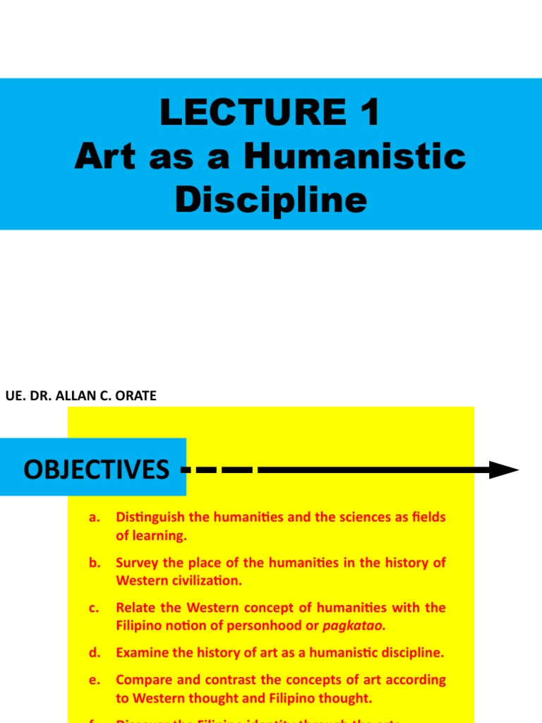 LECTURE #1 Art As A Humanistic Discipline | Download Free PDF | Science | Ptolemy