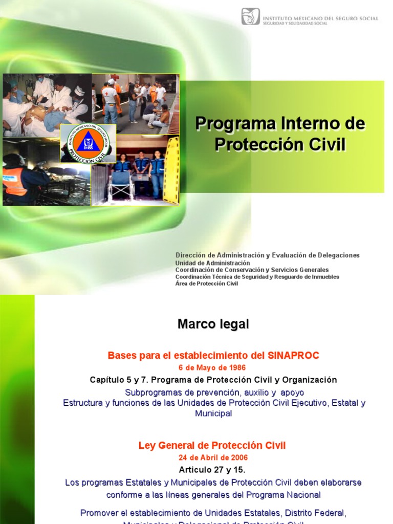Programa Interno Proteccion Civil | PDF | Defensa Civil | Hospital