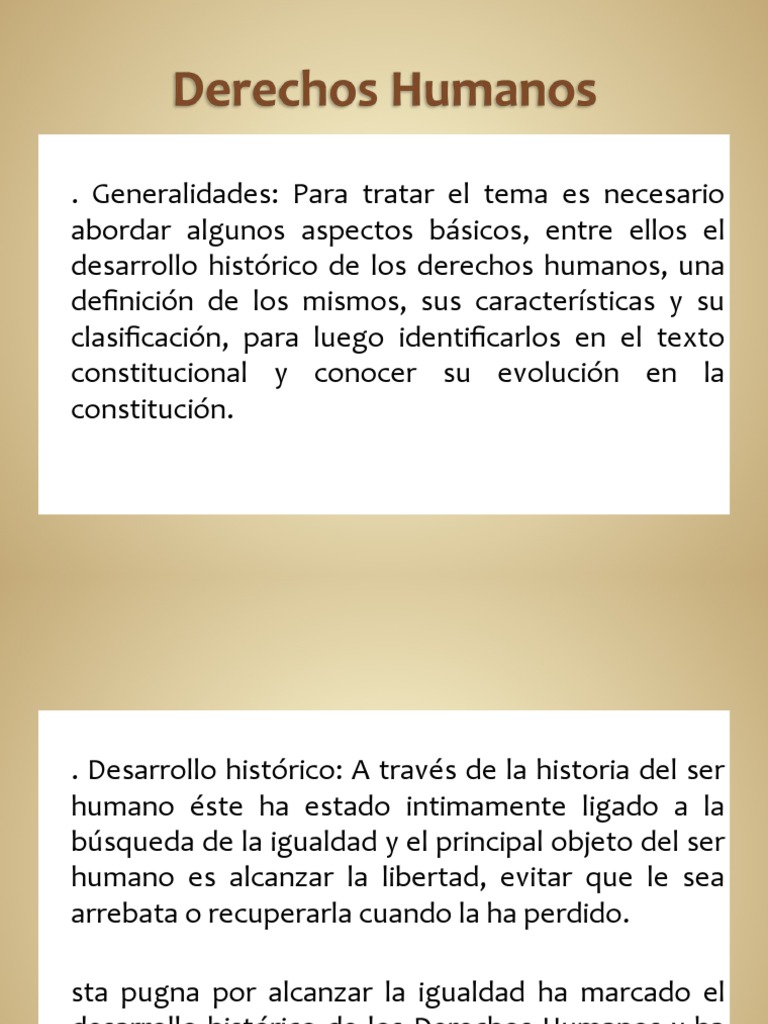 Evolución de los Derechos Humanos | PDF | Derechos humanos | Derechos