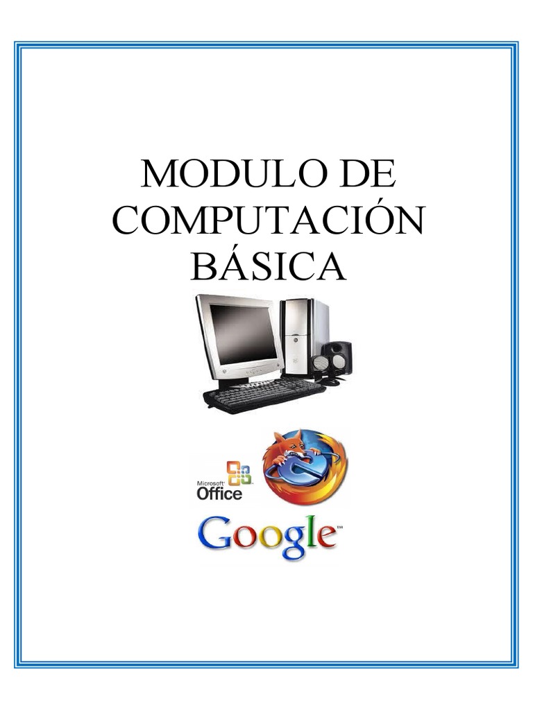 Manual de Computacion Basica | PDF | Sistema operativo | Hardware de la computadora