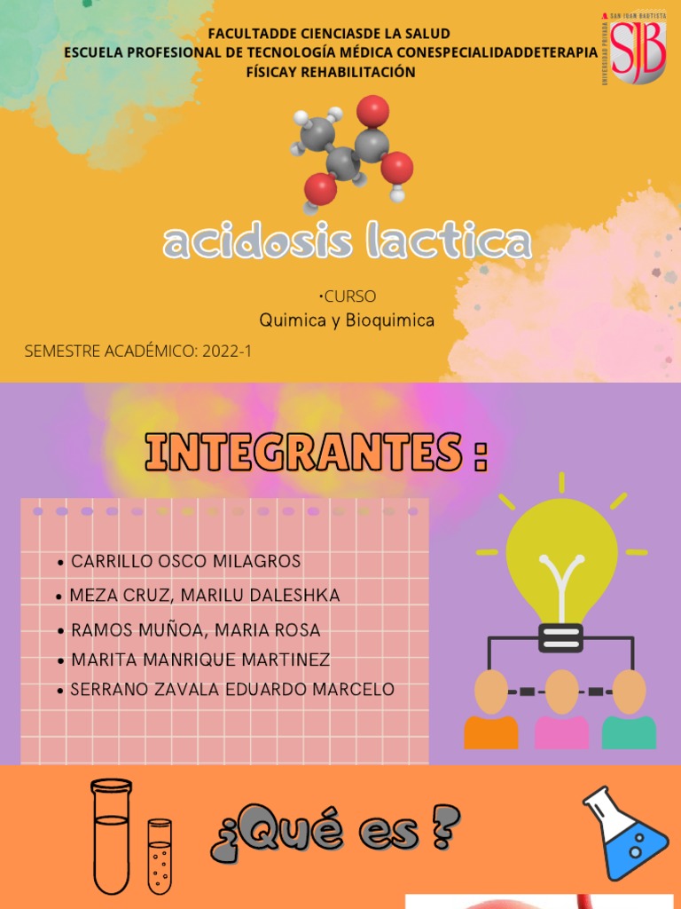 Acidosis Lactica | Descargar gratis PDF | Ácido láctico ...