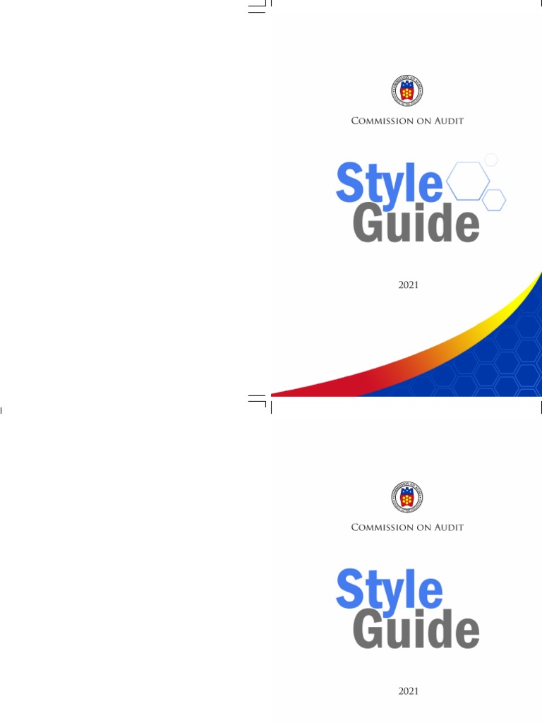COA M2022-003 Signed COA Style Guide PDF | PDF | Times New Roman | Serif