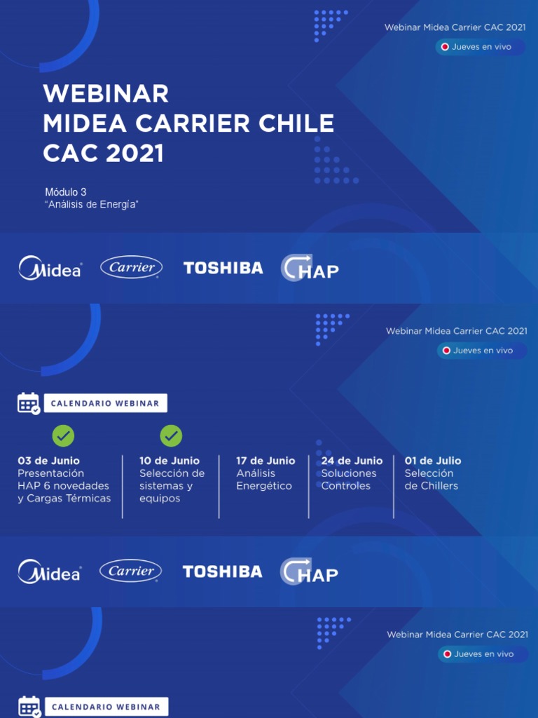 Modulo 3 Análisis Energético - Webinar Midea Carrier 2021 | PDF | Bomba ...