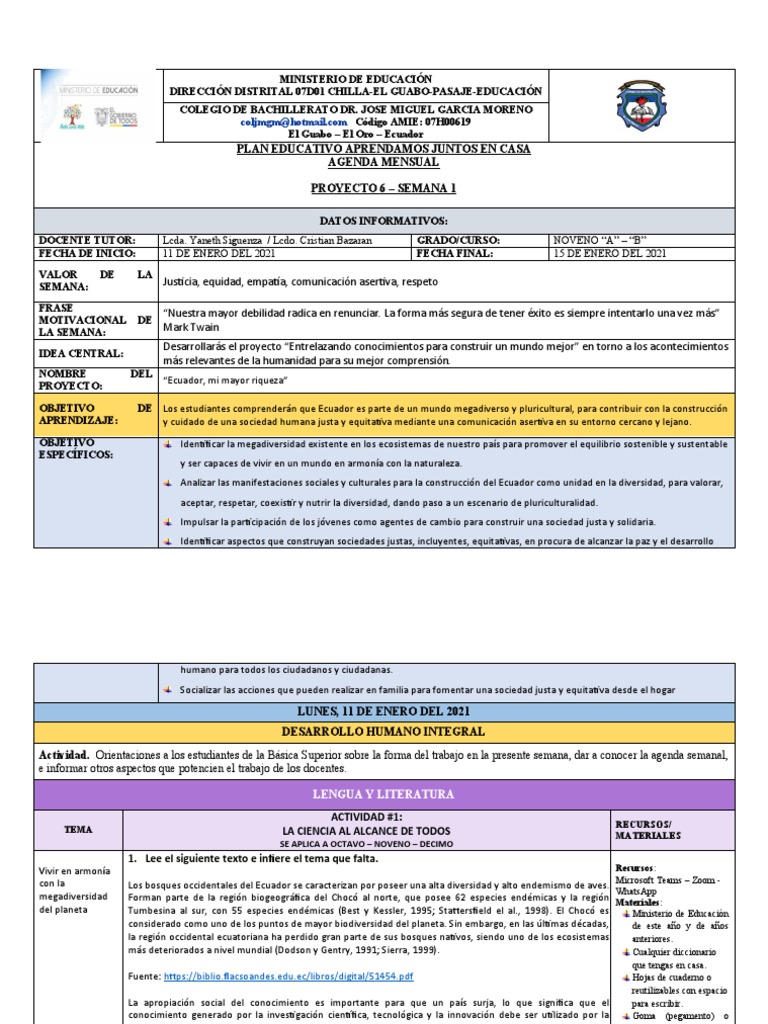 Proyecto 6 Semana 1 Pdf Suelo Contaminación 1272