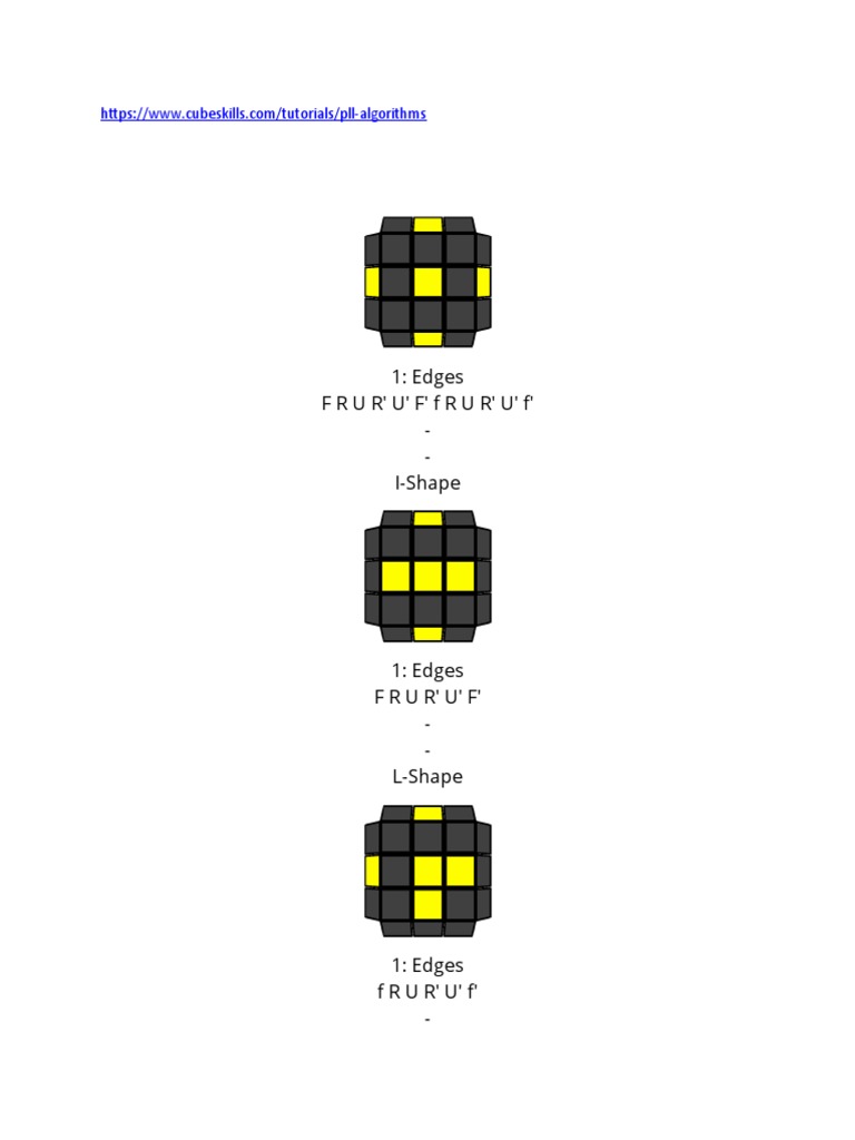 Algorithm Cube | PDF