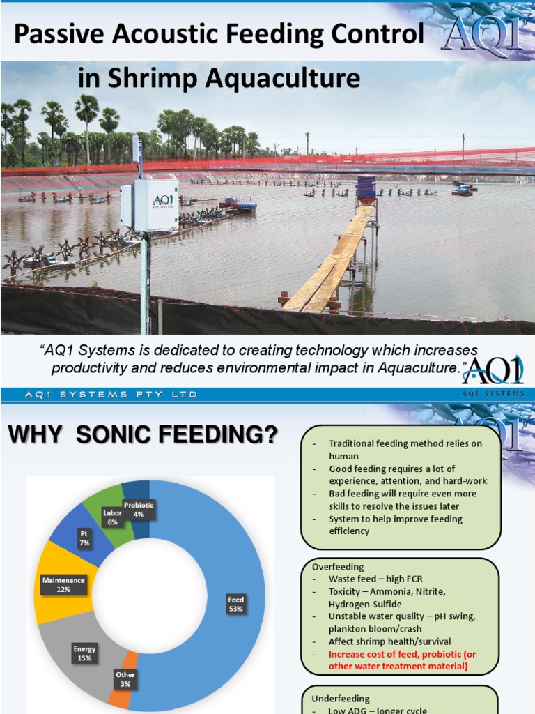 Sonic Feeding Control for Shrimp | PDF | Aquaculture | Water