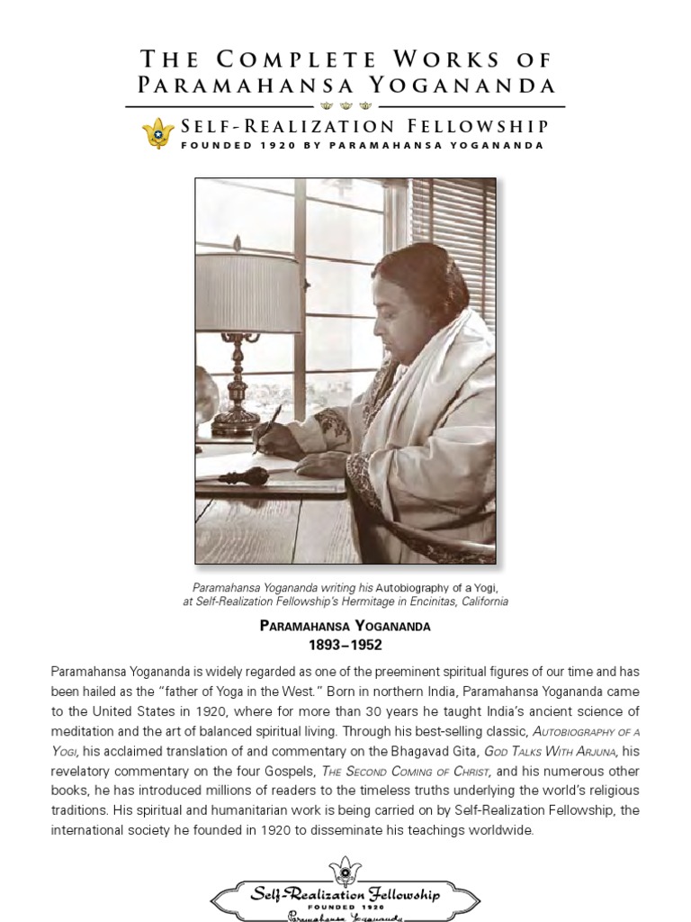 Yogananda | Download Free PDF | Paramahansa Yogananda | Bhagavad Gita