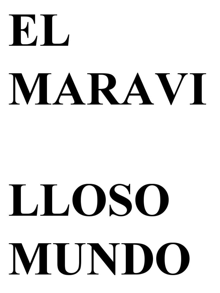 El Maravilloso Mundo De La Lectura Pdf
