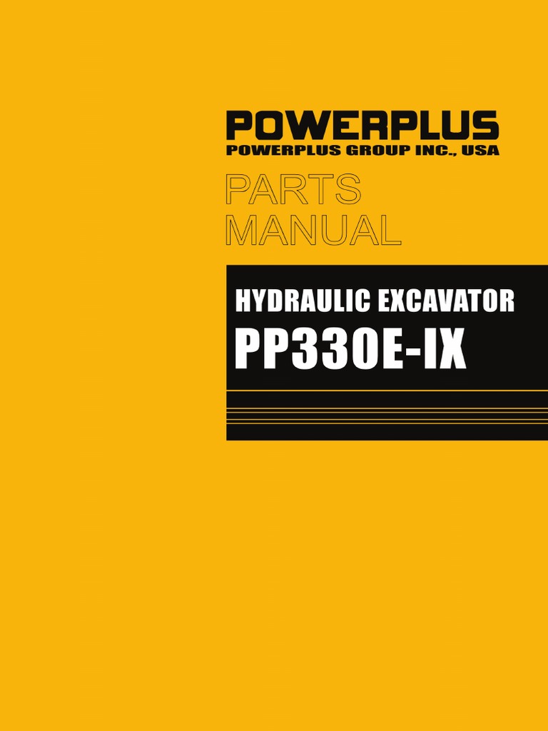 PP330E-IX Parts Manual | PDF | Screw | Manufactured Goods