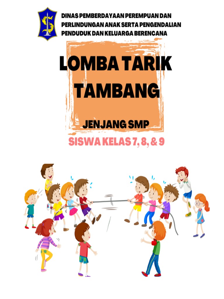 Infografis Lomba Tarik Tambang Pdf