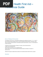 The Mental Health First Aid Connect Learner Guide | PDF | Learning ...