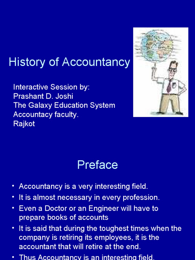 History of Accountancy Milestones | PDF | Accounting | Audit