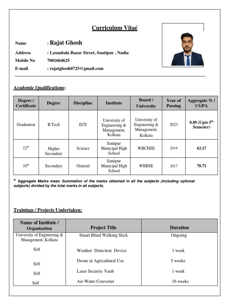 Rajat Ghosh Cv 2 Pdf 