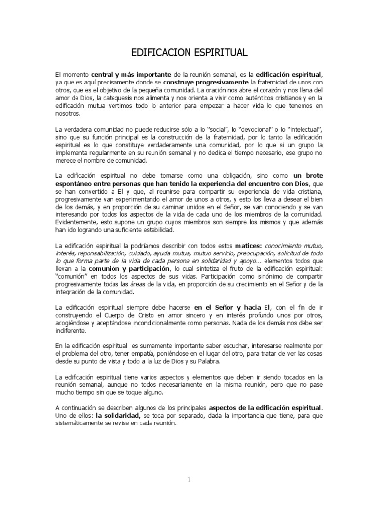 Dinamicas para Edificacion Mutua | PDF | Oración | Amor