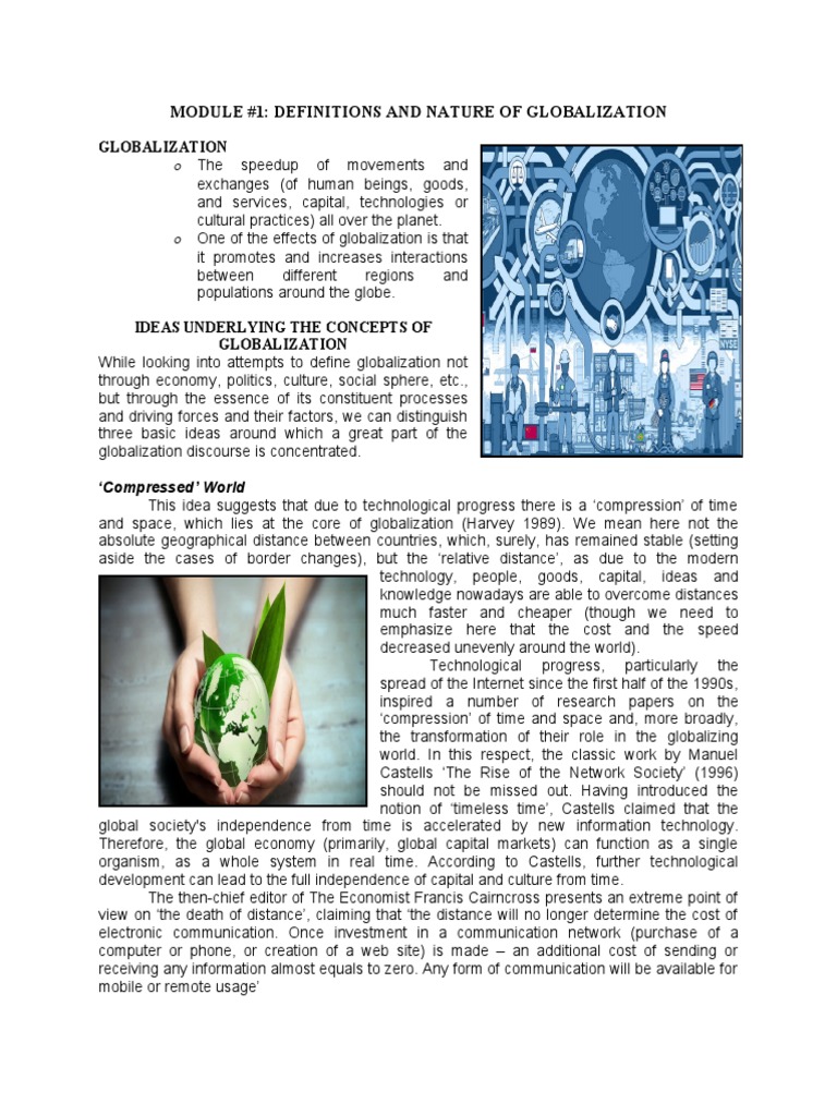 TCW Module #1 | PDF | Globalization | Modernization Theory