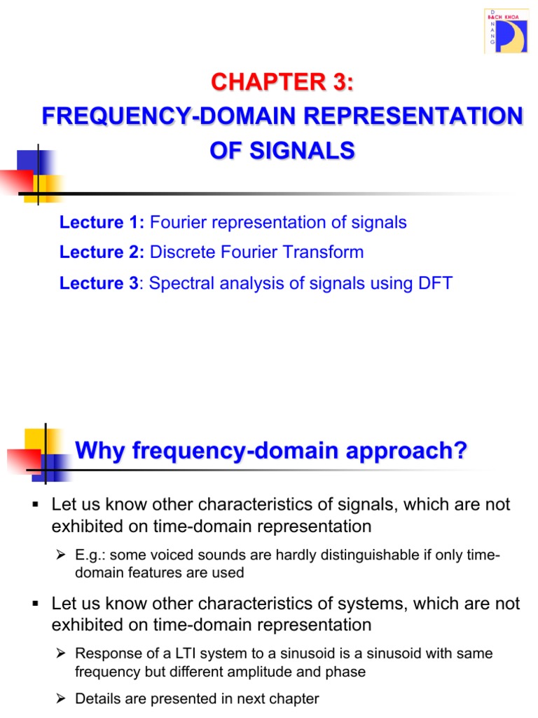 Chapter3_frequency-Domain Representation of Signals | PDF | Spectral ...