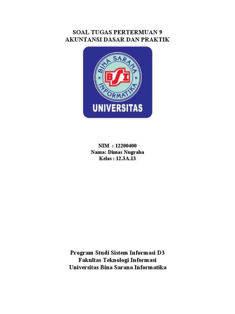 Soal Latihan Ajp | PDF | Bisnis