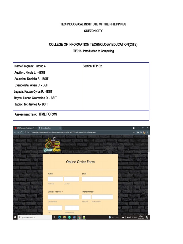 Groupno4 HTML Forms | PDF | Public Services | Freight Transport