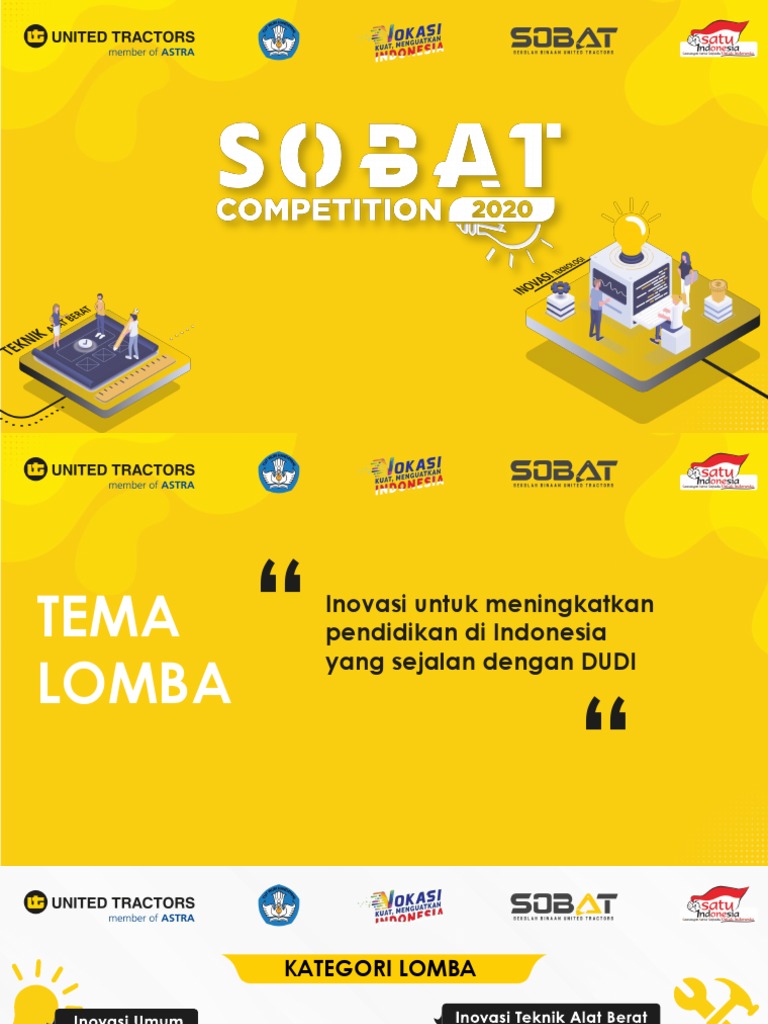 2.panduan SOBAT Competition 2020 Rev 1 | PDF