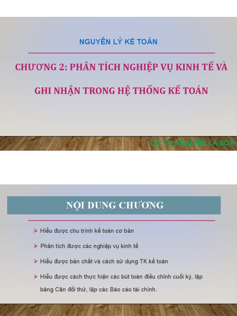 Chuong 2 Nguyen Ly Ke Toan | PDF