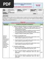 EVALUACIÓN DIAGNÓSTICA ECA 1ro BACHILLERATO | PDF | Bailes