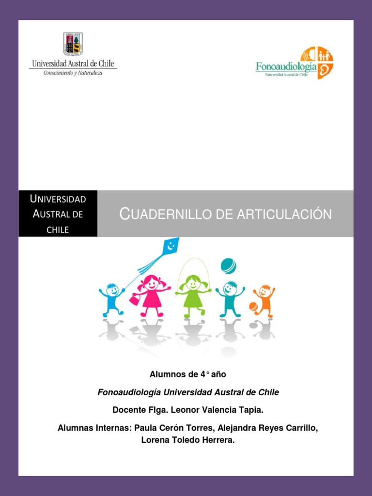 Ejercicios de Articulación de Fonemas | PDF | Fonética